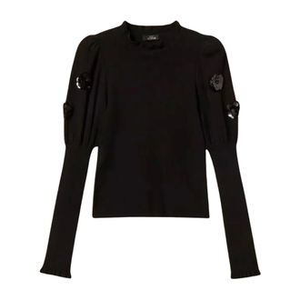 Twinset Maille col rond - Femme - Pulls - Noir - Taille: 40 FR