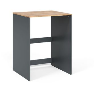 Vicco Armoire machine &agrave; laver Viktor - Anthracite/ch&ecirc;ne dor&eacute; - Dimensions 68x88,2cm - Panneau de particules 16mm - Rangement esth&eacute;tique