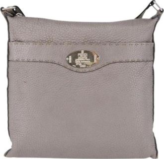 Fendi Sac bandouli&egrave;re vintage Pre-owned - Femme - Pre-owned - Gris - Taille: ONE Size