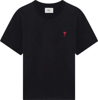 Ami Homme, Tops, Bleu, Taille: S T-shirt Col Rond Manches Courtes