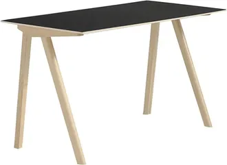 HAY Bureau CPH 90, ch&ecirc;ne, rev&ecirc;tement noir, Ronan et Erwann Bouroullec Hay