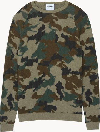 Kujten Sweat cachemire coutures contrastées - Pull Dan