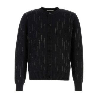 Ernest W. Baker Wool Cardigan - - Knitwear - Herren - Schwarzk - L