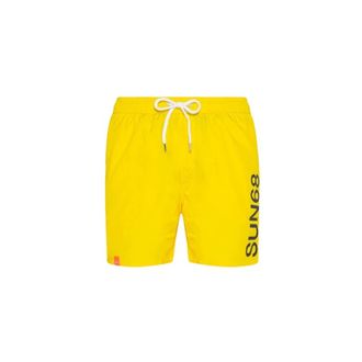 Sun 68 Logo Front Badehose - - Swimwear - Herren - Gelb - S
