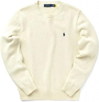 Ralph Lauren Homme, Pulls, Beige, Taille: XL Pull ras du cou