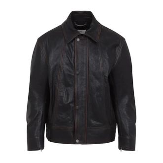 Golden Goose Prince Nappa Bomber Jacket - - Jackets - Herren - Schwarzk - M
