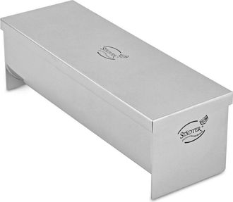 Städter Pasteten- und Terrinenform Halbrund mit Deckel aus Edelstahl, 23x7,5 cm, spülmaschinenfest, ideal für herzhafte und süße Kreationen