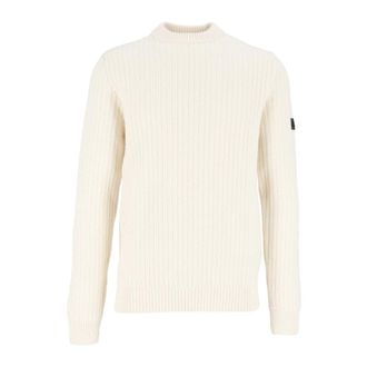 Barbour Oxham Crew Jumper - - Knitwear - Herren - Wei&szlig; - L