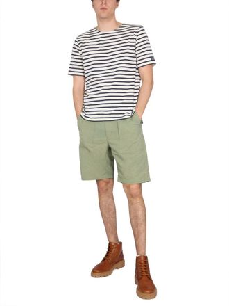 Engineered Garments Cotton Fatigue Bermuda Shorts - Green