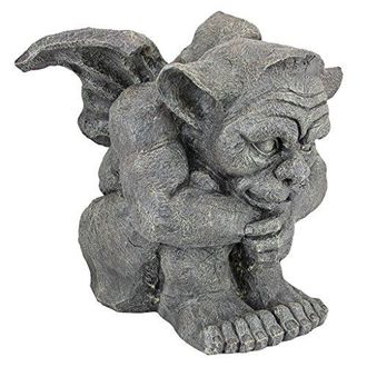 Design Toscano Figur Emmett, der Gargoyle: Groß, tan, 40,5 x 40,5 x 44,5 cm, JQ9425