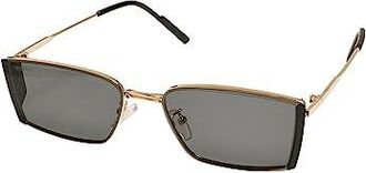 Urban Classics Lunettes de Soleil Ohio, Noir/doré, Taille Unique Mixte