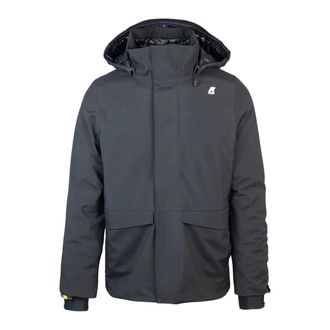 K-Way Jackel Bonded Padded Parka - - Jackets - Herren - Schwarzk - L