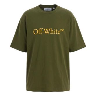Off-white Homme, Tops, Vert, Taille: XL T-shirt en coton