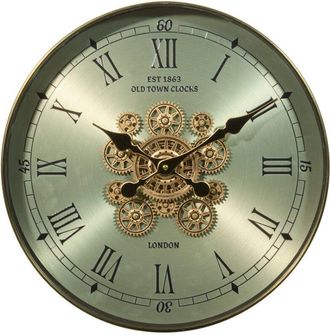 Atmosphera Horloge Michel D45cm vert - Atmosphera cr&eacute;ateur dint&eacute;rieur