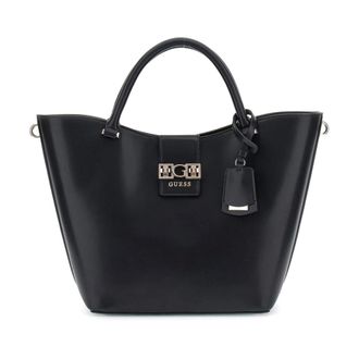 Guess Schwarze Jane Hobo Handtasche - - Bags - Damen - Schwarzk - ONE SIZE