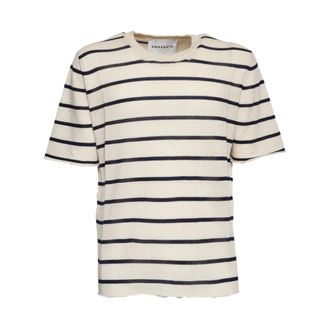 Amaranto Amar&aacute;nto, Homme, Tops, Multicolore, Taille: L T-shirt &agrave; Col Rond Ray&eacute;