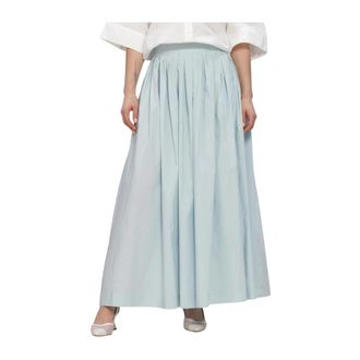 Object Paige HW Skirt - - Skirts - Damen - Blau - M