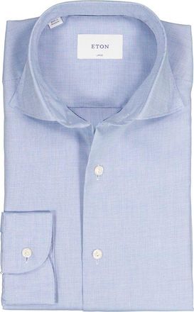 Eton Herren Hemd blau Oxford
