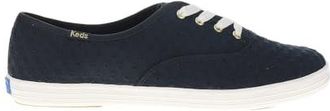 Keds Femme Champion Canvas Lace Up Basket, OEillets Mini Marguerites Bleu Marine, 39 EU