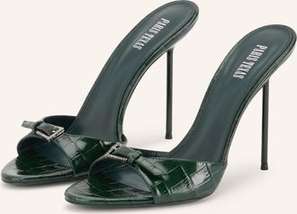PARIS TEXAS Paris Texas Mules Lidia Mit Schmucksteinen gruen