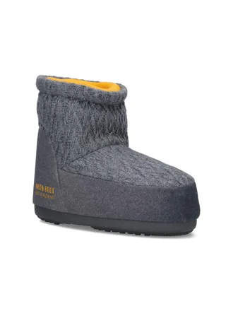 Moon Boot Womens Grey Upper: Acrylic