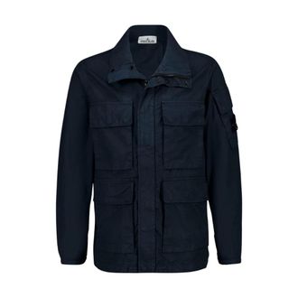 Stone Island Homme, Vestes, Bleu, Taille: M Light Vestes