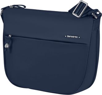 Samsonite Move 4.0 - Schultertasche erweiterbar, 28 cm, 6.5/7.98 L, Blau (Dark Blue)