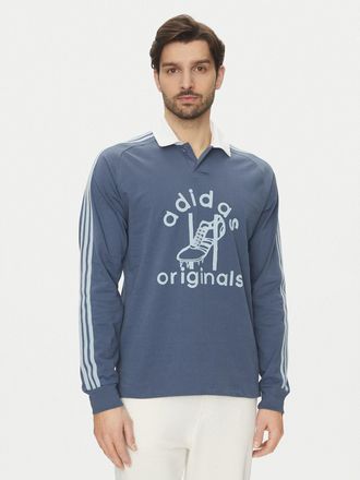 adidas Poloshirt Rugby JD1090 Blau Regular Fit