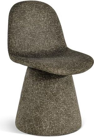 Duhome Chaise de Salle &agrave; Manger en Boucl&eacute; Chaise Pivotant Rembourr&eacute;e avec Dossier Fauteuil Confortable Moderne pour Cuisine Salon Chambre, Vert