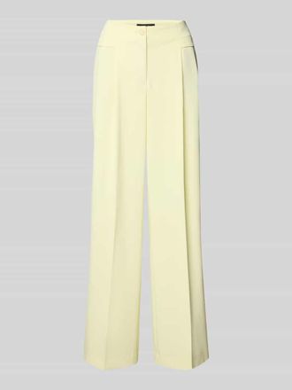 Marc Cain Wide Fit Stoffhose mit B&uuml;gelfalten