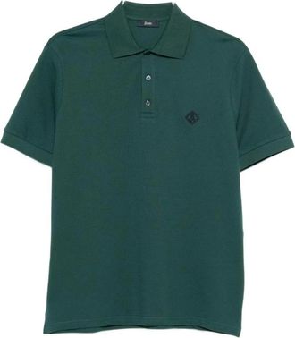 Herno Homme, Tops, Vert, Taille: 2XL Polo Piqu&eacute; Manches Courtes