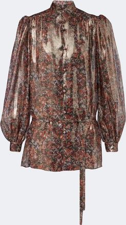 Valentino Bluse aus einem Seidengemisch