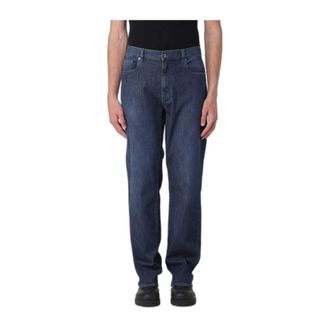 Emporio Armani Regular Fit Stretch Denim Jeans - - Jeans - Herren - Blau - W31