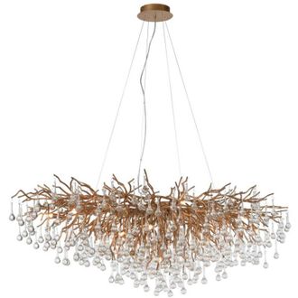 Paul Neuhaus Grand lustre Icicle laiton antique - 2031-11