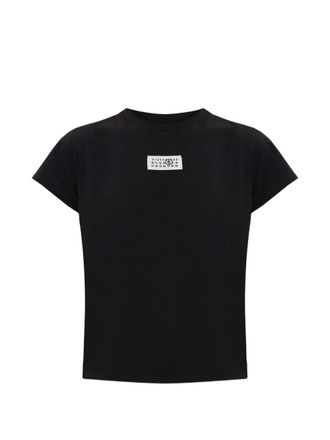 Maison Margiela T-shirt en coton avec logo Mm6 Maison Margiela