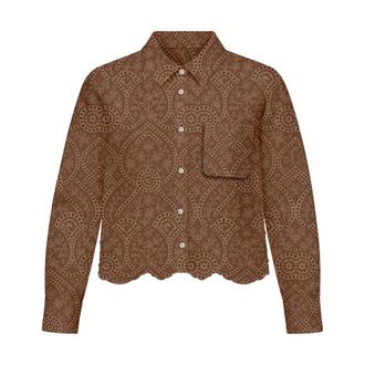 MC2 Saint Barth Femme, Blouses et Chemises, Brun, Taille: 40 FR One0001 01005L