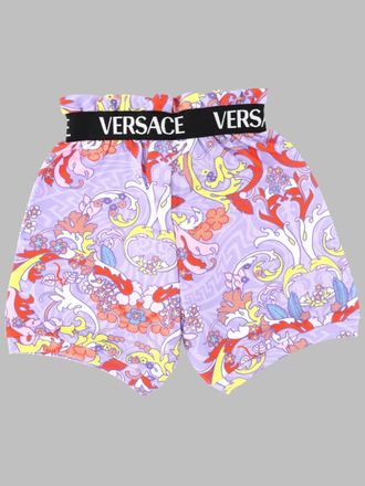 Versace Multicolor Cotton Bermudas - Multicolor