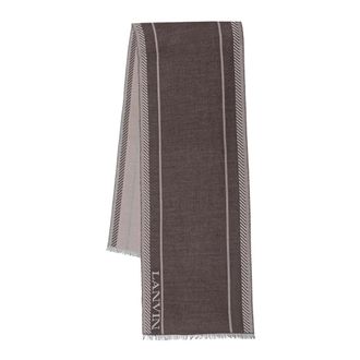 Lanvin Schal aus Schurwolle - - Accessories - Damen - Braun - ONE SIZE