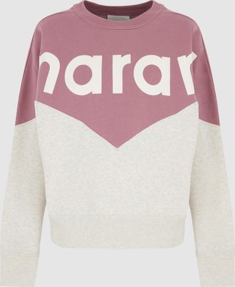 Isabel Marant Sweat Shirt Houston Mauve Mist Ecru