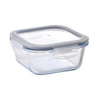 San Ignacio Luftdicht, quadratisch, 800 ml, Bor Natur