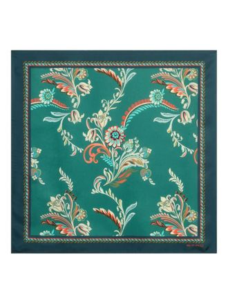Etro foulard en soie à imprimé cachemire - Vert