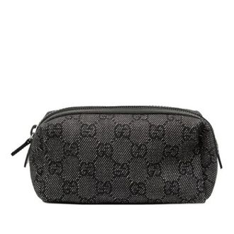 Gucci Pre-owned Sacoche en Denim - Femme - Pre-owned - Gris - Taille: ONE Size