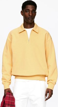 Arket Poloshirt Mit Kurzem Rei&szlig;verschluss -Gelb
