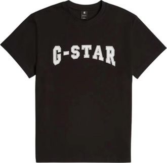 G-Star Grafik Logo T-Shirt - - Tops - Herren - Schwarzk - XL