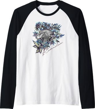 Harry Potter Ravenclaw Floral Eagle Mascot Raglan
