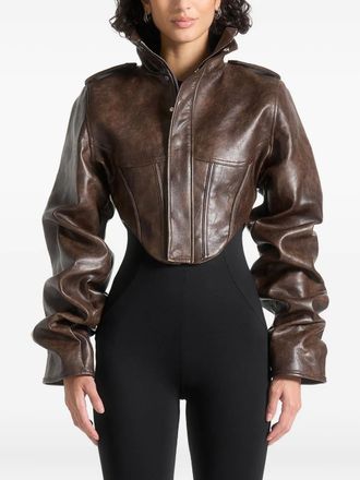 Mani&egrave;re De Voir veste Solange &agrave; manches superpos&eacute;es - Marron