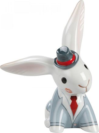 GOEBEL Pin Up Bunny Boy, Porzellan, Bunt, 14 x 12 x 17 cm