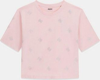 Guess Kurzarmshirt SILVY 4G SS CN T-SHIRT - Basicshirt - T-Shirt Damen - Kurzarmshirt