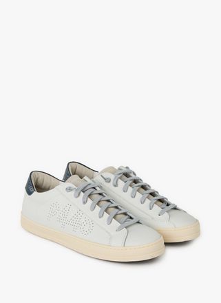 P448 Baskets John en cuir