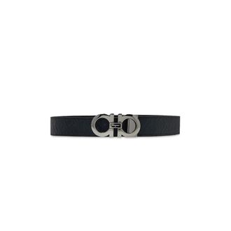 Ferragamo Reversible Gancini Belt - - Accessories - Herren - Grau - 95 CM